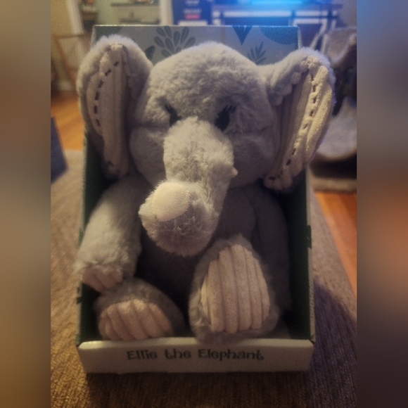 Other | Aroma Home Plush Grey Elephant Trunk Up Tusks Lover Micro ...